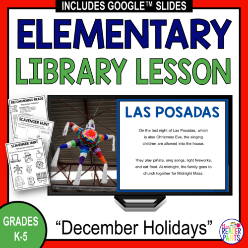 December Holidays Library Bundle - Christmas - Hanukkah - Kwanzaa ...