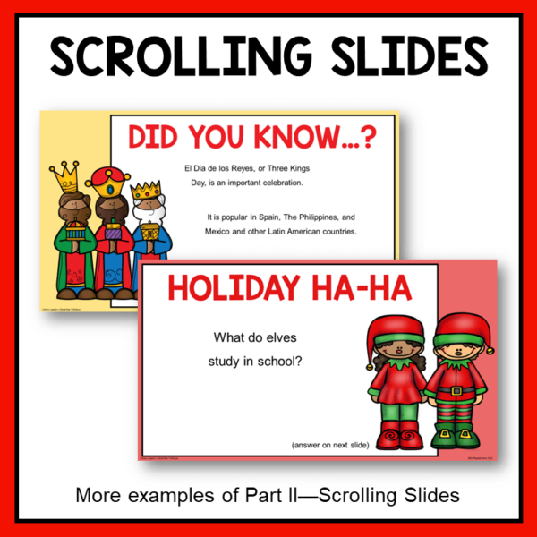 Winter Holidays Library Lesson - Christmas Around the World - Hanukkah ...