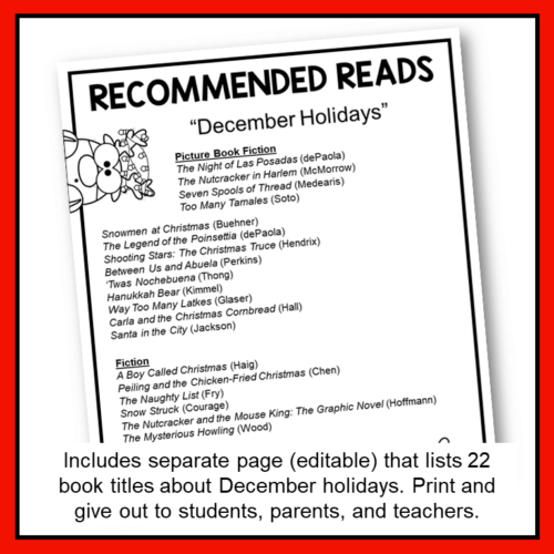 Winter Holidays Library Lesson - Christmas Around the World - Hanukkah ...