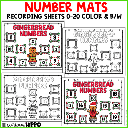 Gingerbread numbers 0-20 | Made By Teachers