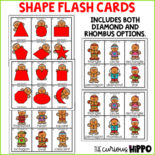 Gingerbread shapes kindergarten - Made By Teachers