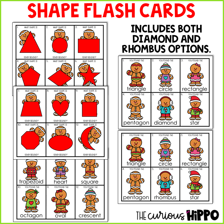 Gingerbread shapes kindergarten | Made By Teachers