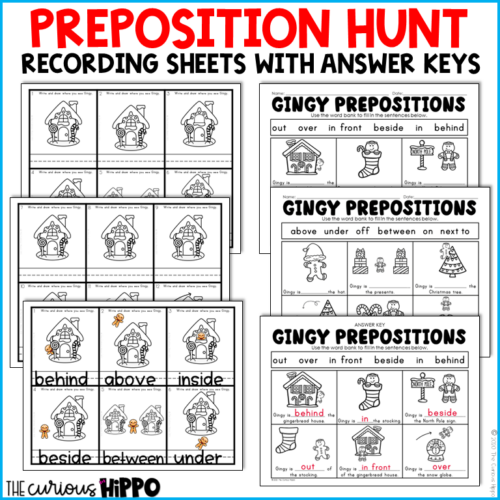 Gingerbread prepositions | Made By Teachers