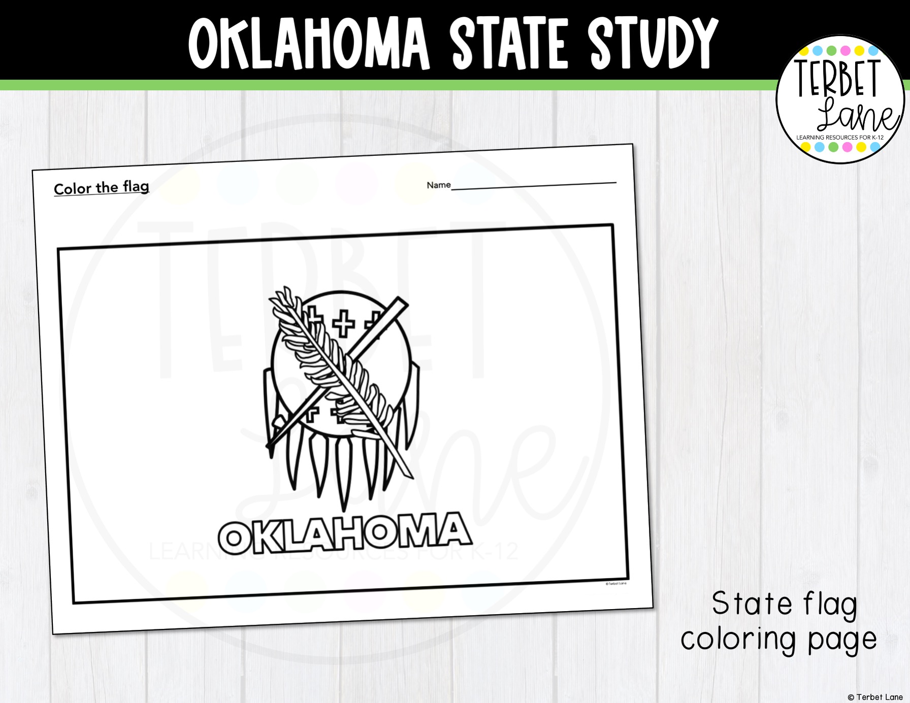 Oklahoma State Study with QR Codes | Made By Teachers