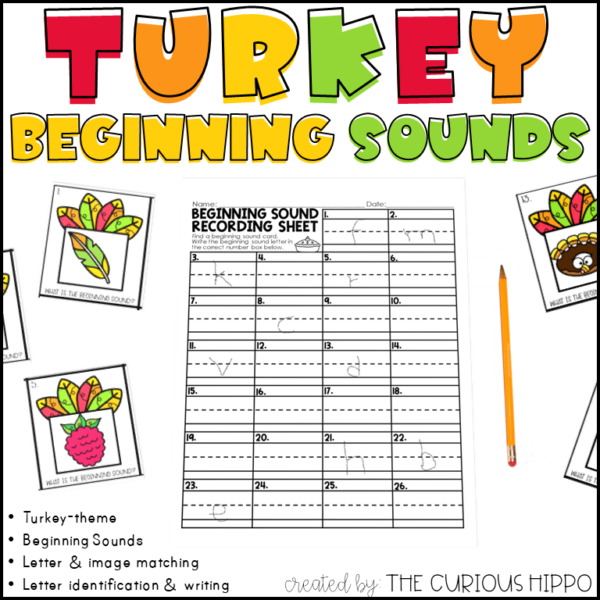 Turkey Hunt Activities for Kindergarten | Made By Teachers