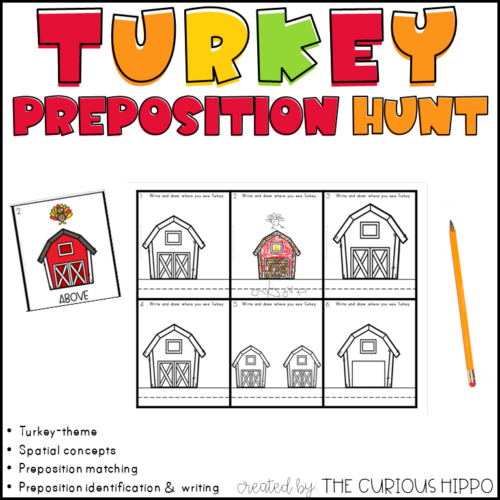Turkey Hunt Activities for Kindergarten | Made By Teachers
