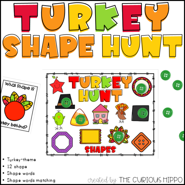 Turkey Hunt Activities for Kindergarten | Made By Teachers