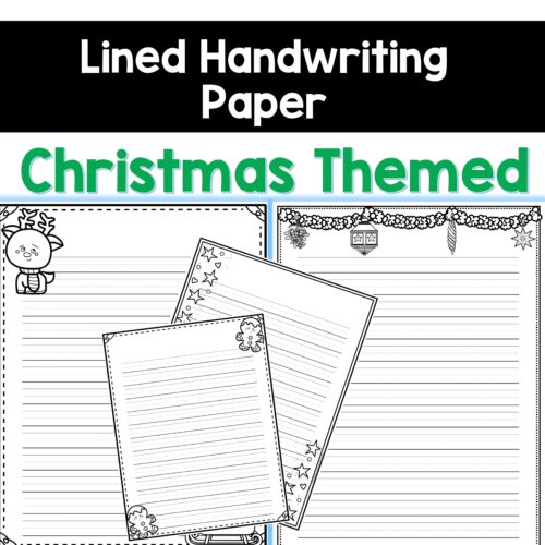 Christmas Themed Writing Paper with Lines - Made By Teachers
