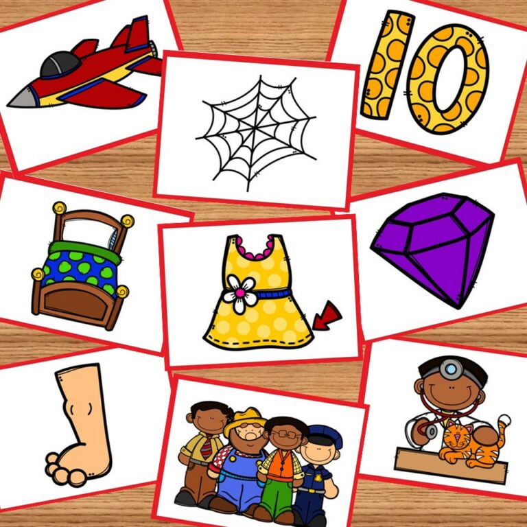 Short Vowel Flash Cards and Picture Cards - Short e | Made By Teachers