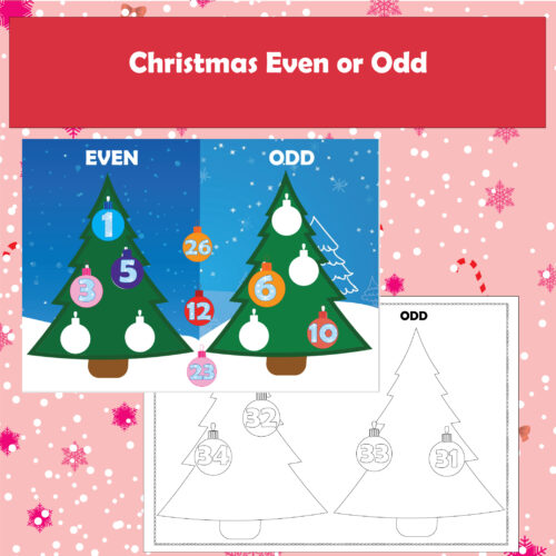Christmas Ornaments Even or Odd Activity - Sorting Baubles on Christmas ...