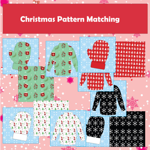 Christmas Pattern Matching Game, Christmas Games | Made By Teachers