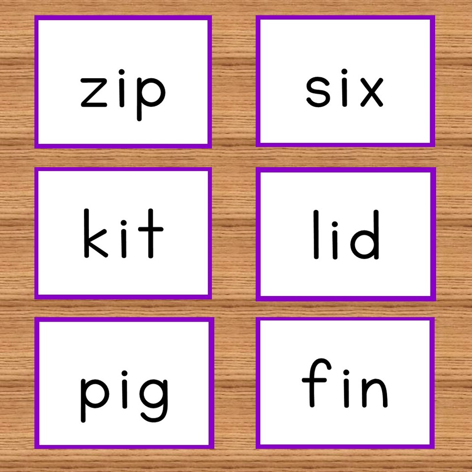 Short Vowel Flash Cards and Picture Cards - Short i | Made By Teachers