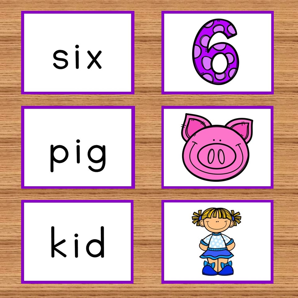 Short Vowel Flash Cards and Picture Cards - Short i | Made By Teachers