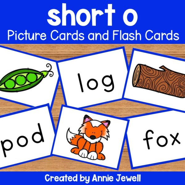 Short Vowel Flash Cards and Picture Cards - Short o | Made By Teachers