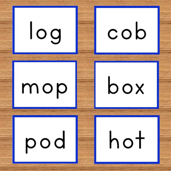 Short Vowel Flash Cards and Picture Cards - Short o | Made By Teachers