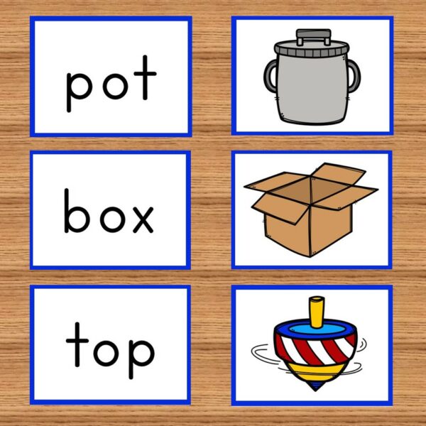 Short Vowel Flash Cards and Picture Cards - Short o | Made By Teachers