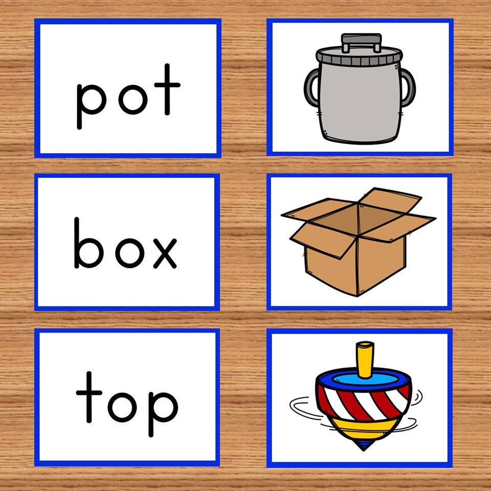Short Vowel Flash Cards and Picture Cards - Short o | Made By Teachers
