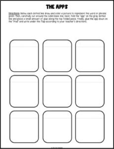 iPad Craftivity Template Printable & Digital for any concept - Made By ...
