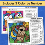 1st Grade Number of the Day Worksheets 2-Digit Numbers Tens and Ones ...