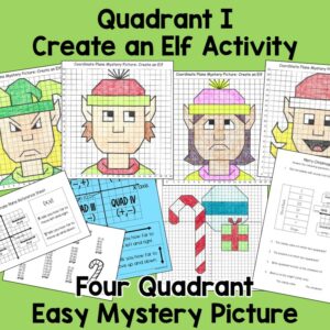 Christmas BIG BUNDLE of Coordinate Plane Mystery Graphing Picture ...