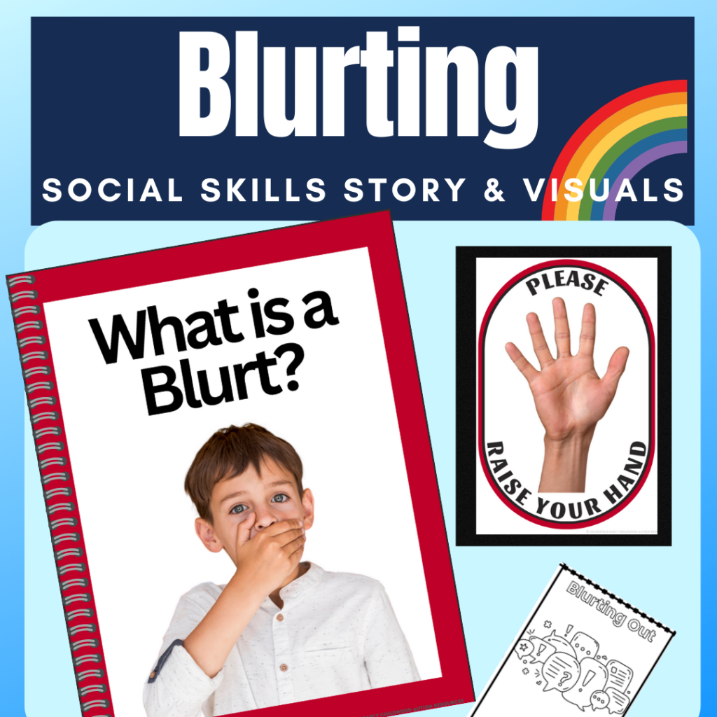 Interrupting Blurting Encouraging Hand Raising Autism Social Skills ...
