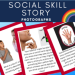 Blurting Raise Your Hand Social Skills Story & Autism Visual Supports ...