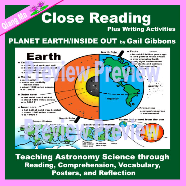 Close Reading: Planet Earth/Inside Out by Gail Gibbons - Made By Teachers