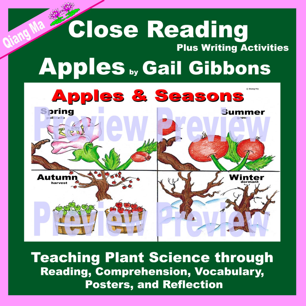 Close Reading: Apples by Gail Gibbons | Made By Teachers