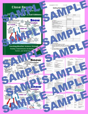 Close Reading: It's Snowing! by Gail Gibbons | Made By Teachers