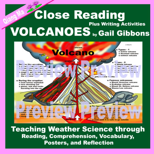 Close Reading: VOLCANOES by Gail Gibbons | Made By Teachers