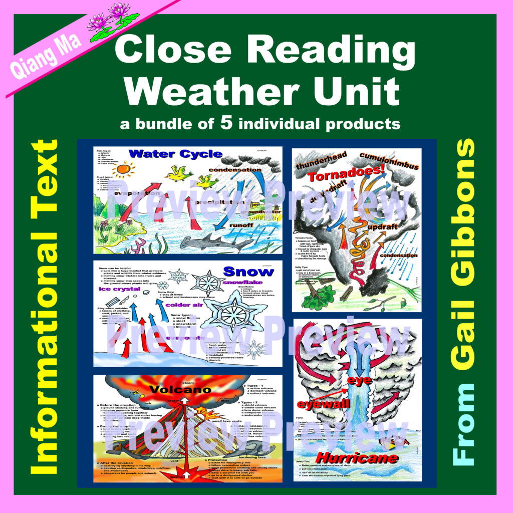 Close Reading: Weather Unit | Made By Teachers