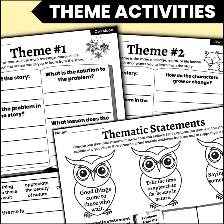 Owl Moon Read Aloud Book Companion and Activities for WinterOwl Moon ...