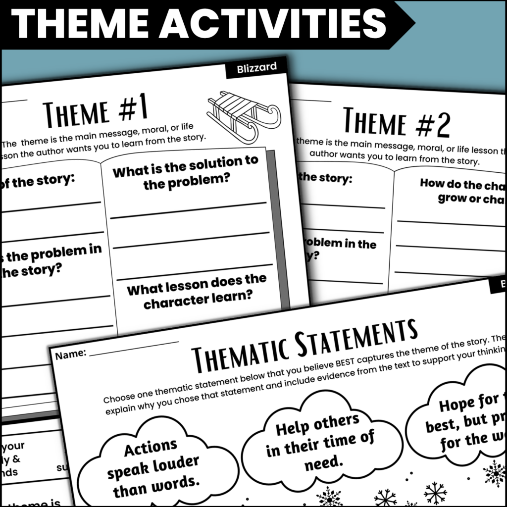 WINTER Read Aloud Activities Book Companion BUNDLE | Made By Teachers