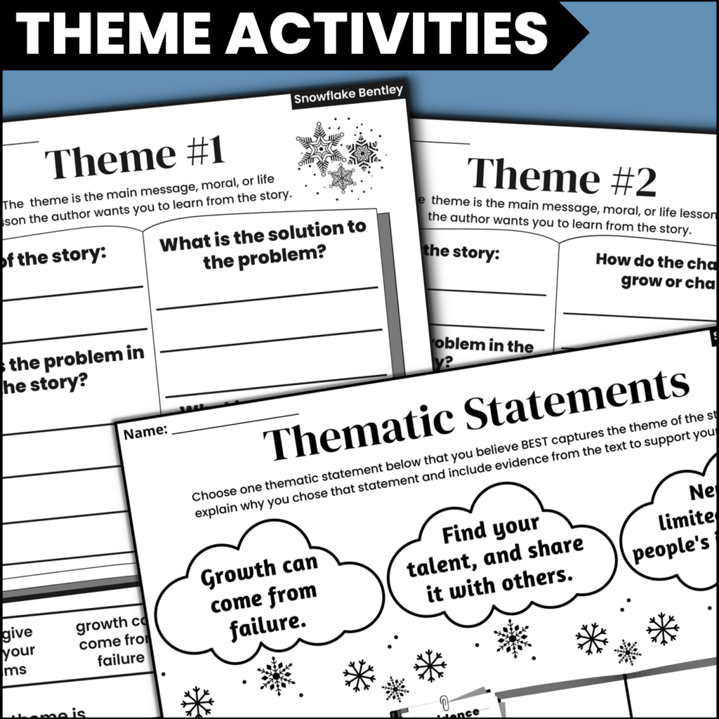 WINTER Read Aloud Activities Book Companion BUNDLE - Made By Teachers