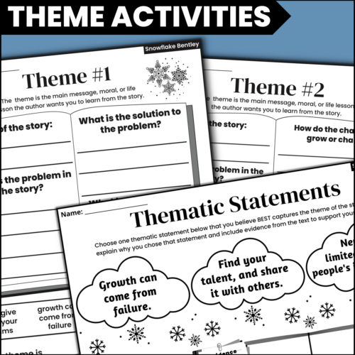 WINTER Read Aloud Activities Book Companion BUNDLE - Made By Teachers