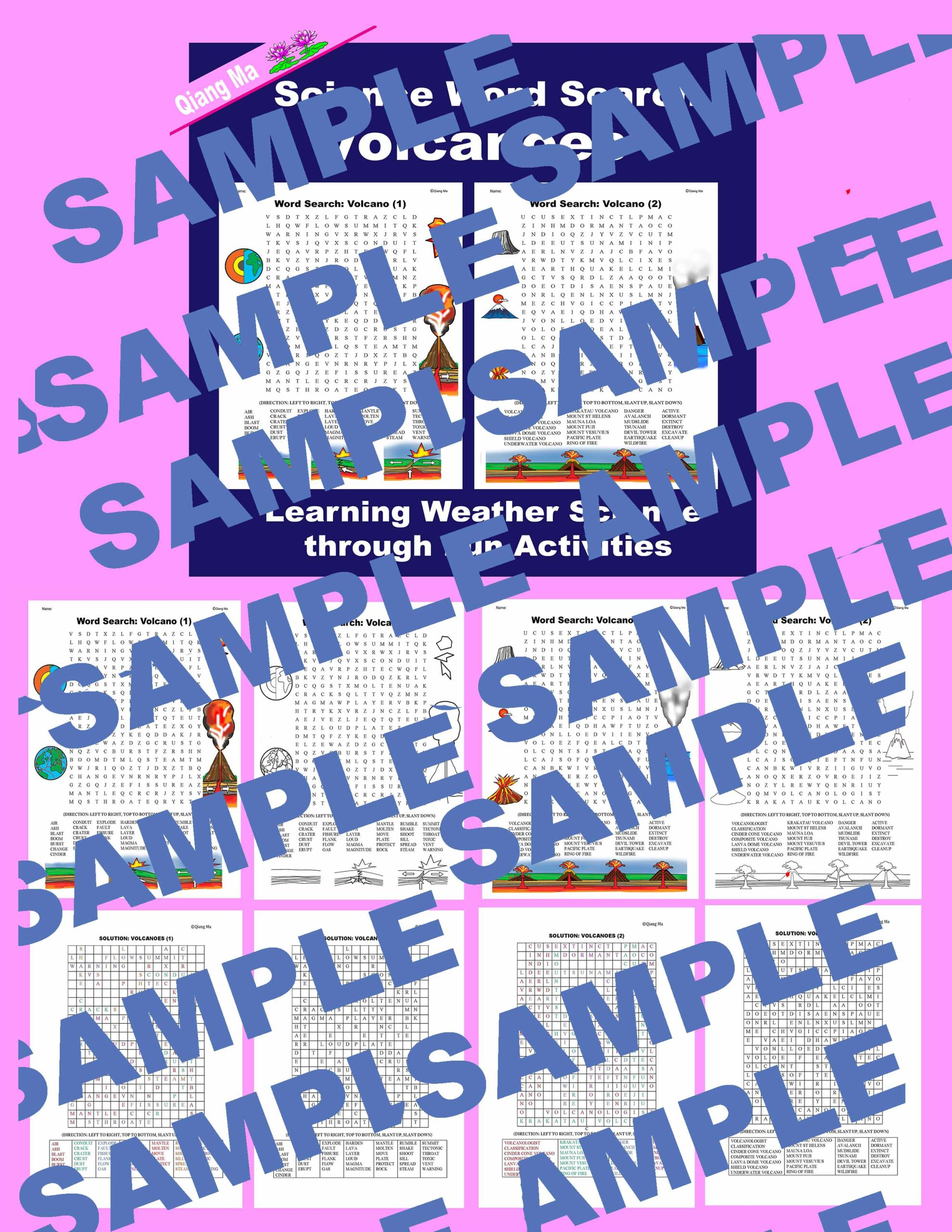 Science Word Search: Volcanoes | Made By Teachers