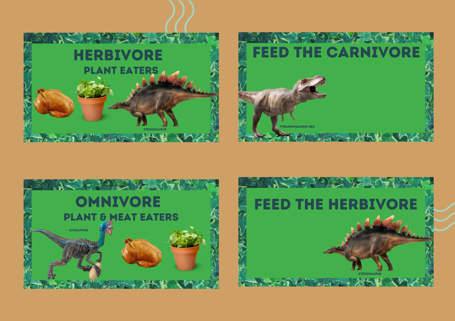FREE Dino Diet Mini Digital Deck | Made By Teachers