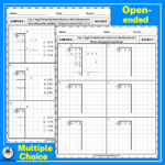 Partial Quotients Division With and Without Remainders Practice ...