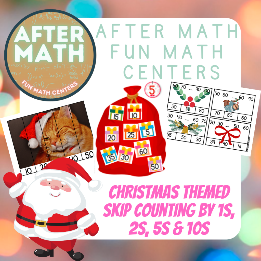 Christmas Theme Skip Counting Math Centers | Made By Teachers