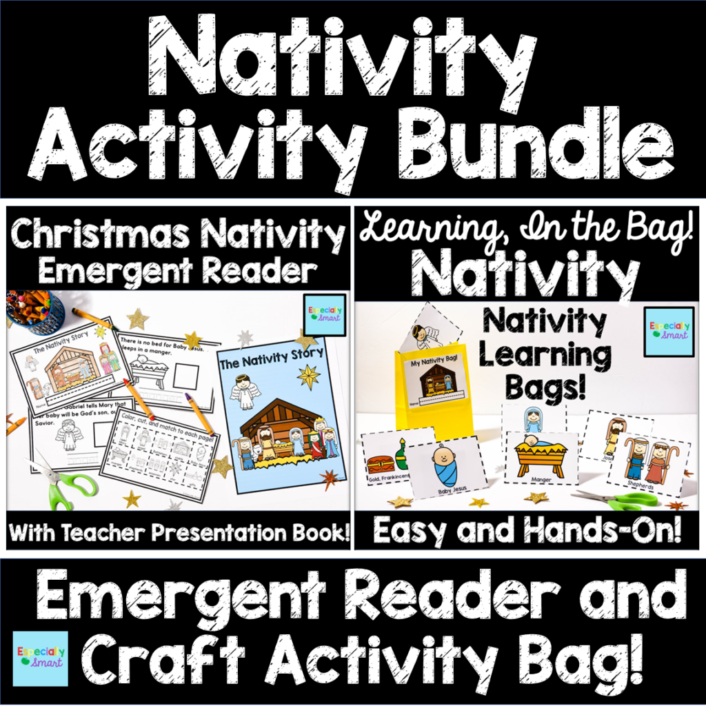 Nativity Story Emergent Reader Booklet and Religious Nativity Craft ...