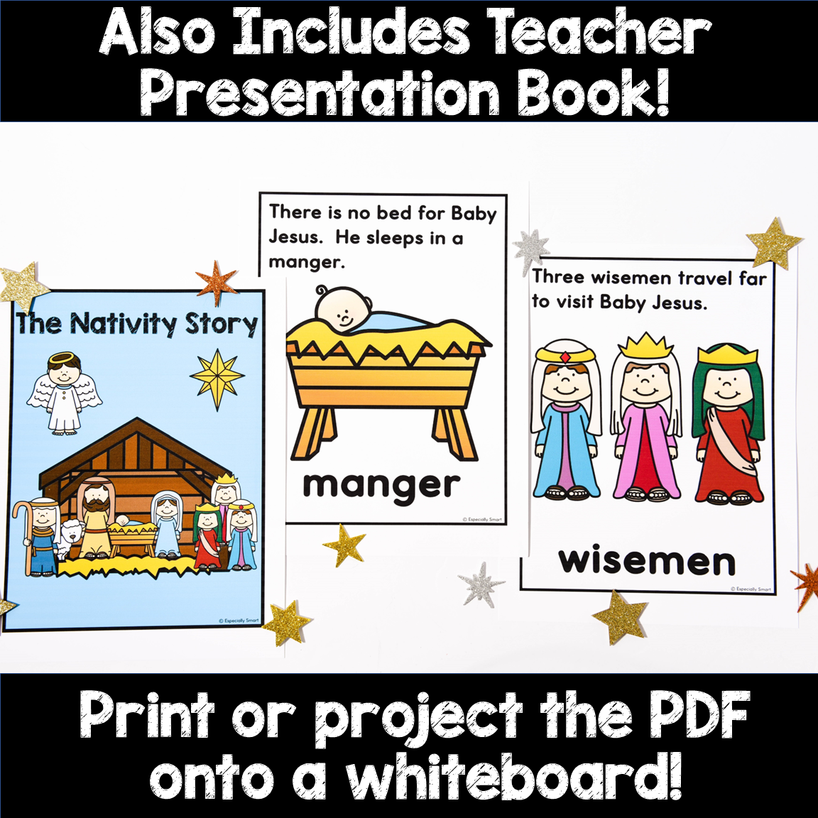 Nativity Story Emergent Reader Booklet and Religious Nativity Craft ...