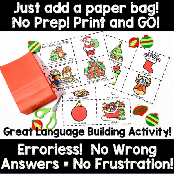 Christmas Learning Bag Easy Craft Activity | Made By Teachers