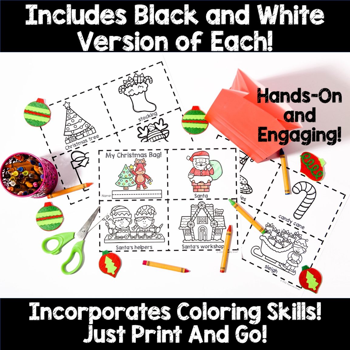 Christmas Learning Bag Easy Craft Activity | Made By Teachers