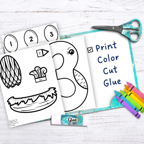 Number Craft | Three | Bird | Spring | Made By Teachers