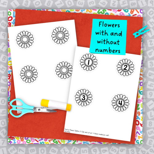 Number Craft | Four | Cactus - Made By Teachers