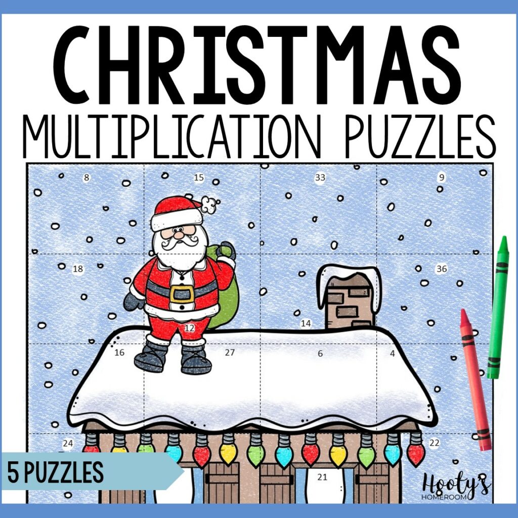 Christmas Multiplication Puzzles - Made By Teachers