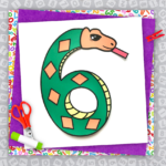 Number Craft | Six | Snake | Made By Teachers