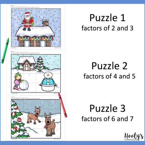 Christmas Multiplication Puzzles - Made By Teachers