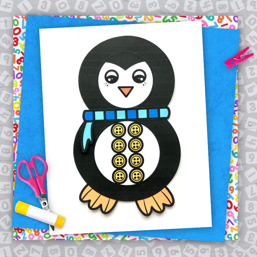 Number Craft | Eight | Penguin | Made By Teachers