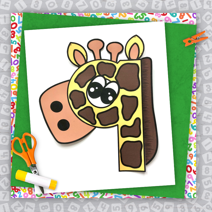Number Craft | Nine | Giraffe | Made By Teachers